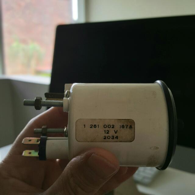 VDO Analogue Face Clock For Auto Enthusiasts, Car Accessories on Carousell