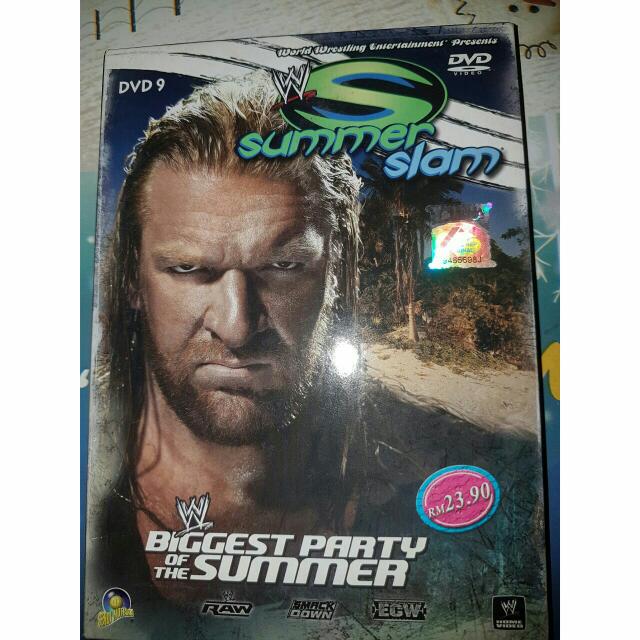 WWE SUMMERSLAM 2007 ORIGINAL DVD, Hobbies & Toys, Collectibles ...