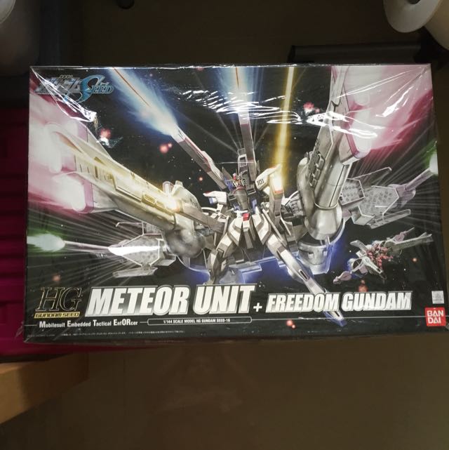 BNIB Gundam Seed Meteor Unit + Freedom Gundam Model Kit, Hobbies & Toys, Toys & Games on Carousell