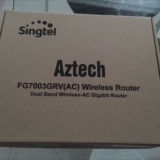 SingTel Aztech Wireless-AC Router, Computers & Tech, Parts ...