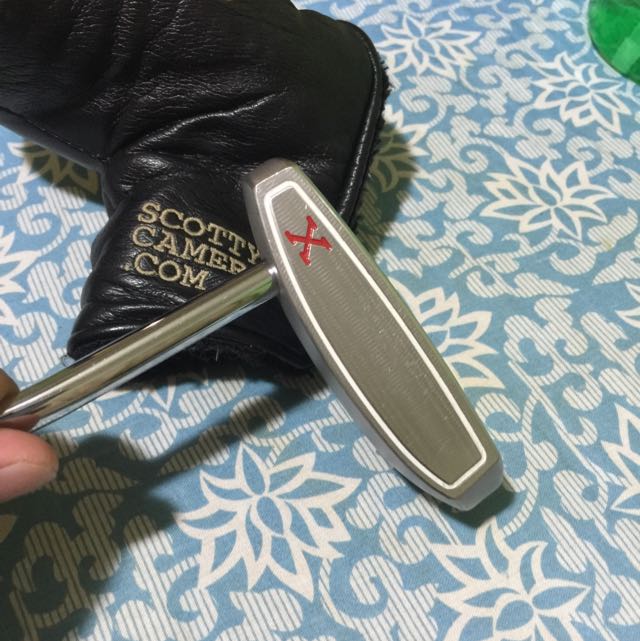 Scotty cameron X Red Dot Putter, Sports Equipment, Sports & Games, Golf ...