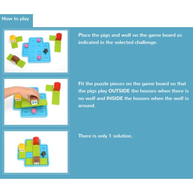 SMART GAMES Three Little Piggies!, Hobbies & Toys, Toys & Games on ...