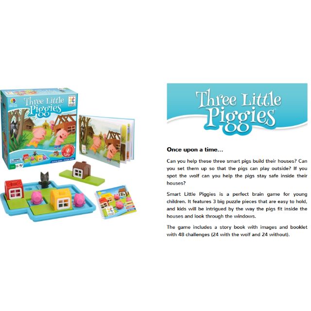 SMART GAMES Three Little Piggies!, Hobbies & Toys, Toys & Games on ...