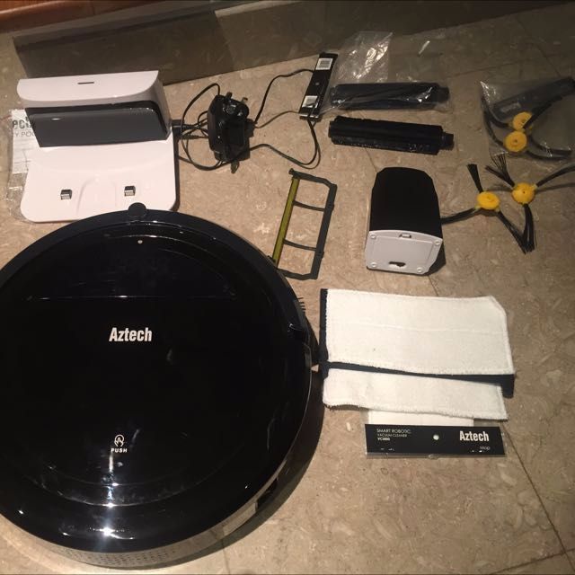 Aztech Smart Robotic Vacuum V3000, TV & Home Appliances, Vacuum Cleaner & Housekeeping on Carousell
