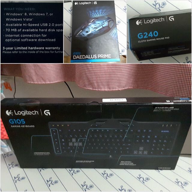 Logitech Gaming Set, Computers & Tech, Parts & Accessories, Networking ...