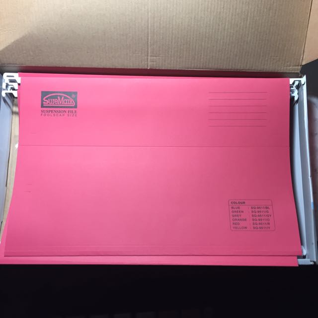 SureMark Suspension File - Red Foolscap Size, Hobbies & Toys ...