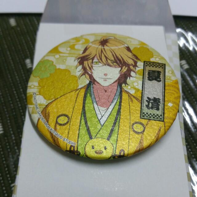 Utapri Edo No O-tono Sama Trading Wafu Can Badge Natsuki Shinomiya ...