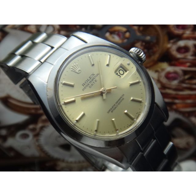 ROLEX 1961 VINTAGE 1500 OYSTER PERPETUAL DATE MEN WATCH, Luxury ...