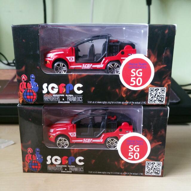SCDF SG50 4th GEN Red Rhino Toy Model SGFPC, Hobbies & Toys, Toys ...