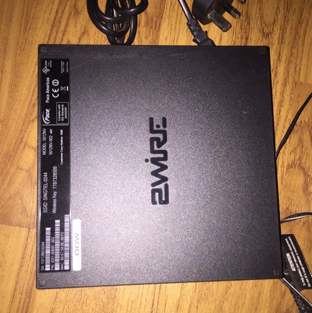 SingTel 2wire Modem Router 5012NV, Computers & Tech, Parts ...