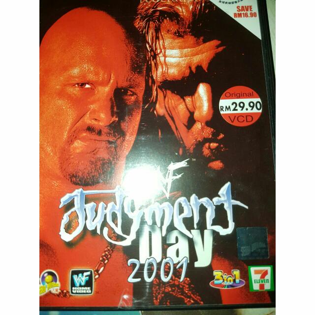 WWF@WWE JUDGEMENT DAY 2001 ORIGINAL VCD *RARE COLLECTION, Hobbies ...