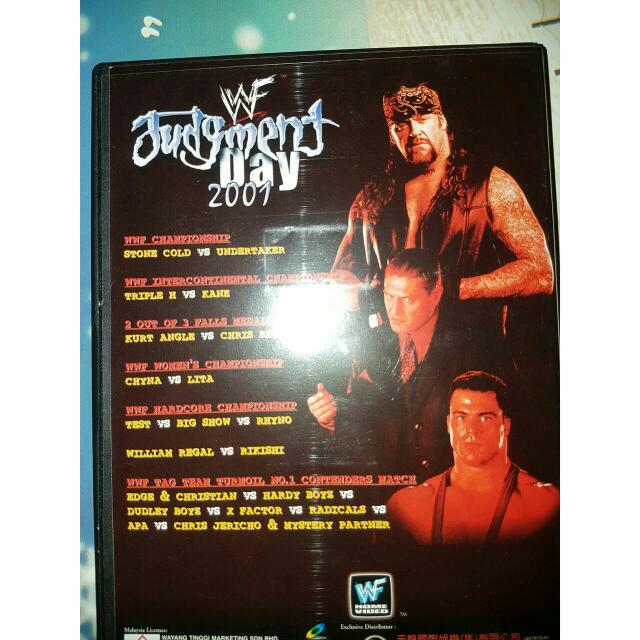 WWF@WWE JUDGEMENT DAY 2001 ORIGINAL VCD *RARE COLLECTION, Hobbies ...