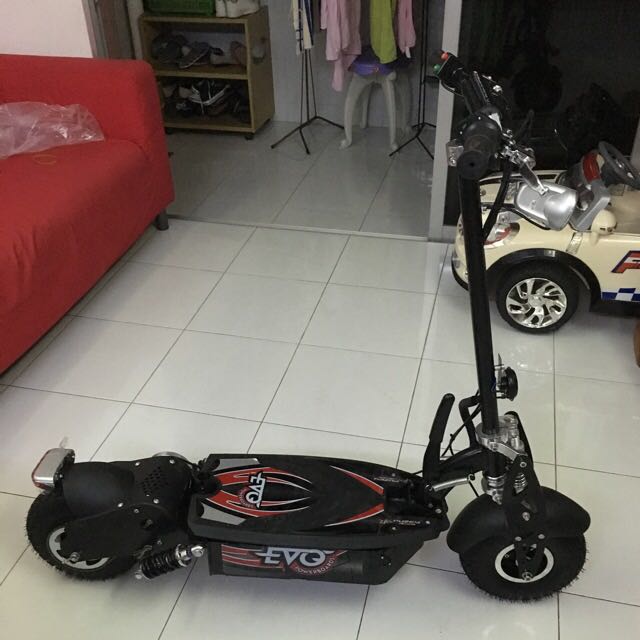EVO Electric Scooter 1000W 48V, Sports Equipment, Bicycles & Parts ...