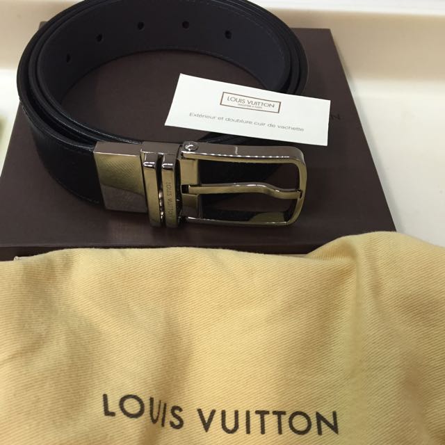 LV louis vuitton Belt, Luxury on Carousell