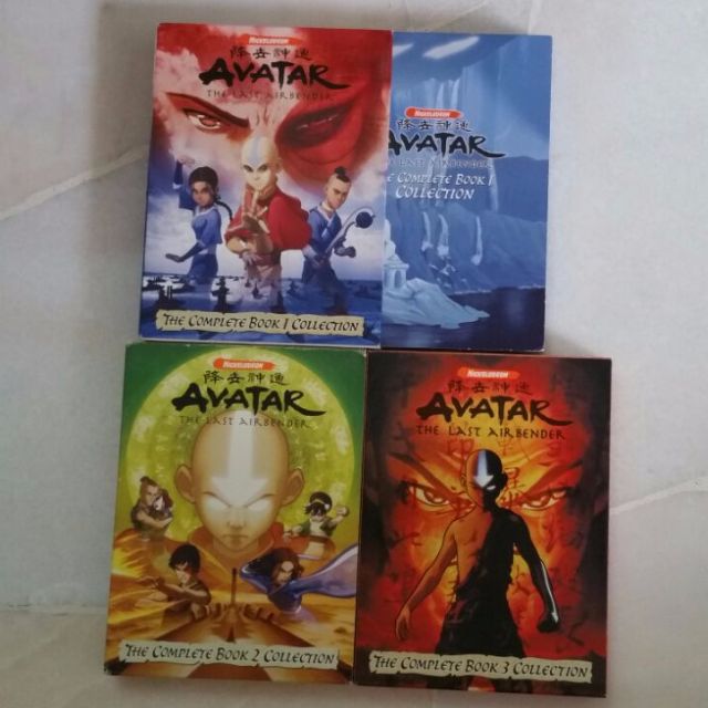 Nickelodeon AVATAR The Last Airbender The Complete Book 1, 2, 3 ...