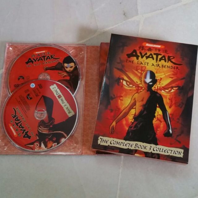 Nickelodeon AVATAR The Last Airbender The Complete Book 1, 2, 3 ...