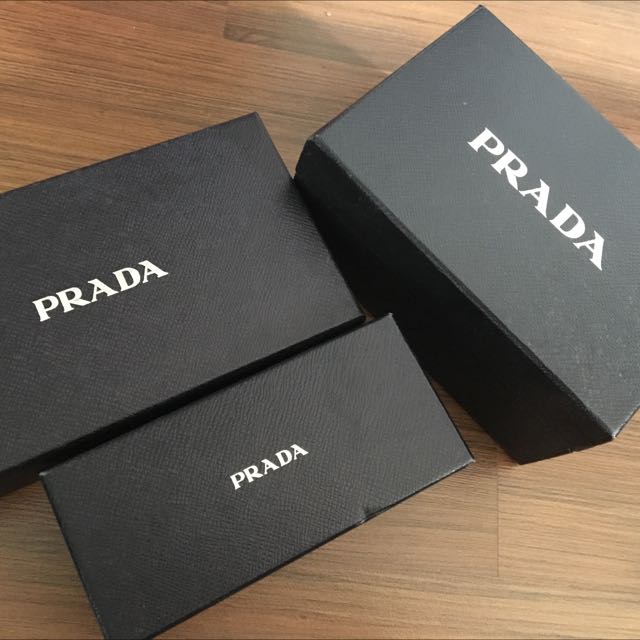 Prada Boxes Aunthentic, Luxury, Bags & Wallets on Carousell