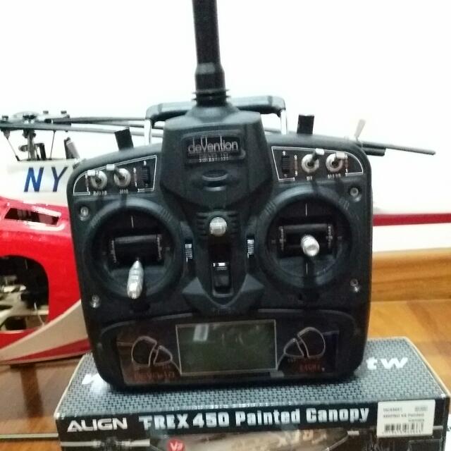 (Price Reduced) RTF Trex 450 Pro In MD500 Fuselage Remote Control ...