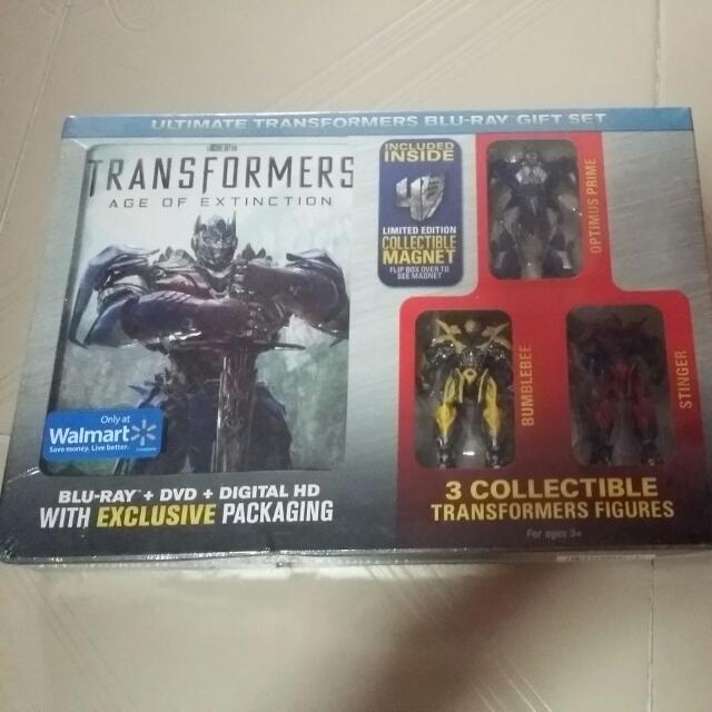 Transformers Age Of Extinction With 3 Collectible Figurines, Everything ...