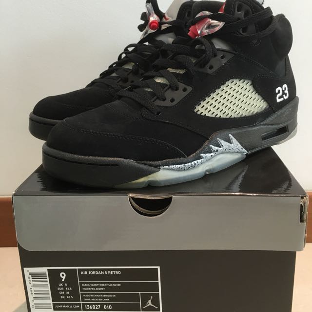 Air Jordan 5 Retro, Men's Fashion, Footwear, Sneakers on Carousell