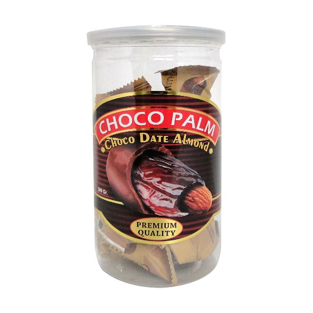 Choco Palm Chocolate DATES Almond 200g, Everything Else on Carousell