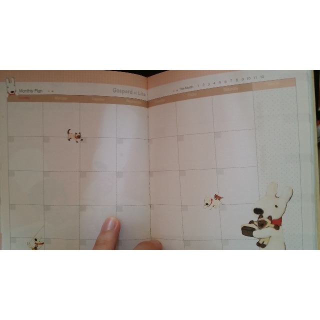 Gaspard et Lisa Calendar Book, Hobbies & Toys, Memorabilia ...