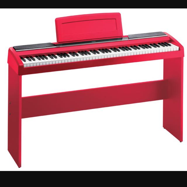 Korg Red Piano Keyboard SP-170, Hobbies & Toys, Music & Media, Musical ...