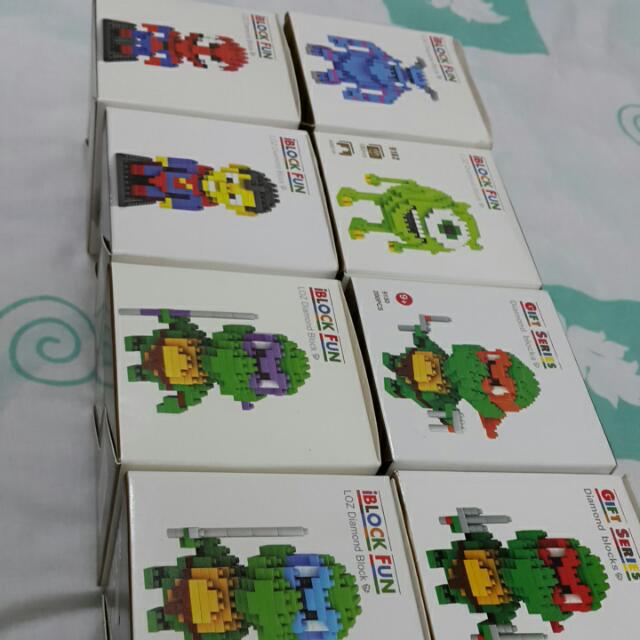 Lego Compatible block (Ninja Turtle, Monster Inc, Marvel Heroes ...