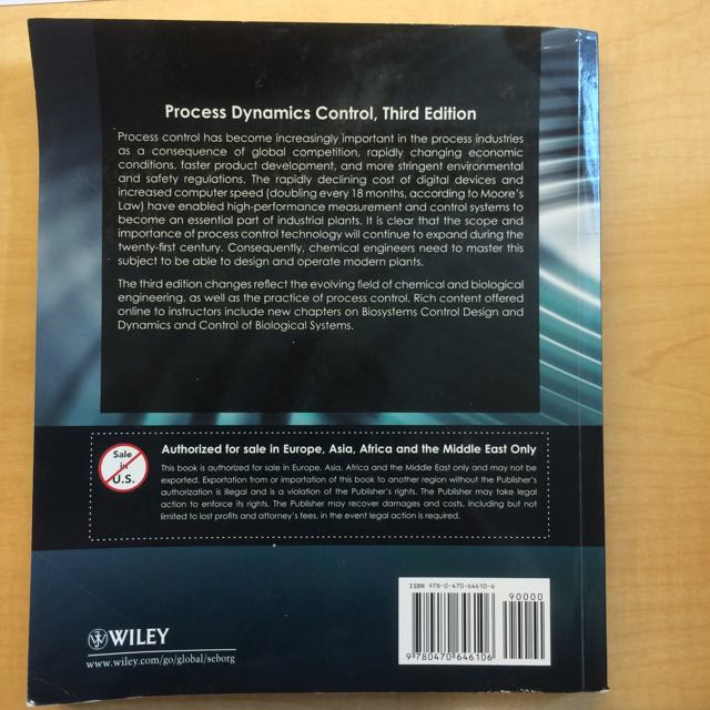 Process Dynamics And Control, Hobbies & Toys, Books & Magazines ...