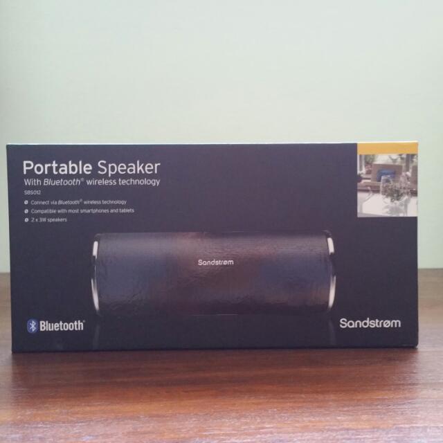 Sandstrom Portable Bluetooth Speaker, Health & Nutrition, Health ...