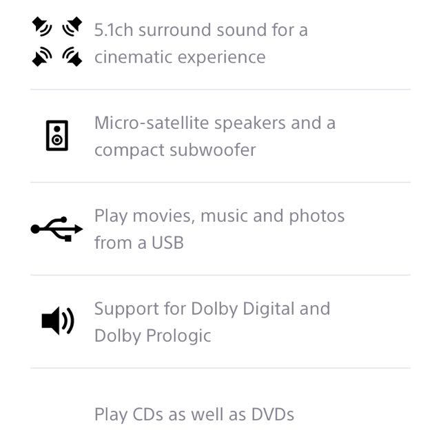 SONY DVD Home Theater System DAZ-TZ140, TV & Home Appliances, Other ...