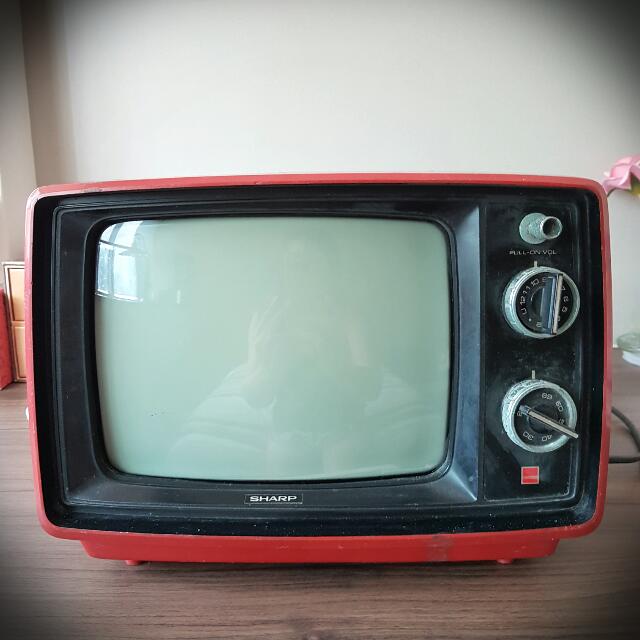 Vintage Sharp Tv, Hobbies & Toys, Memorabilia & Collectibles, Vintage ...