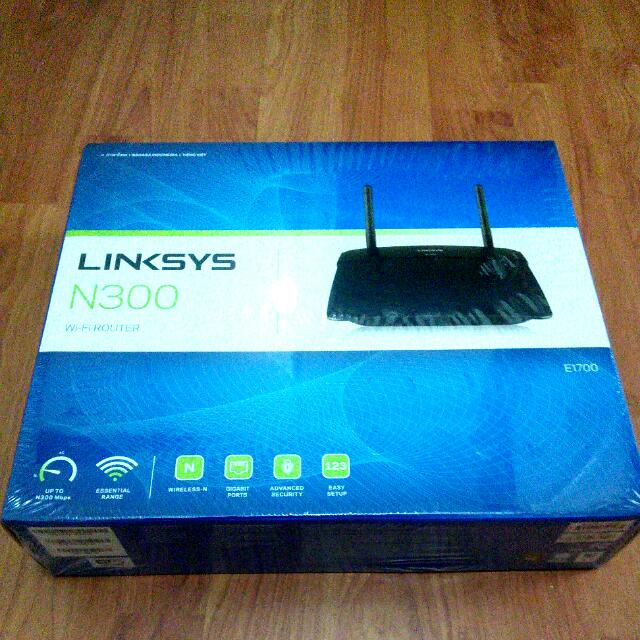 Linksys N300 Wireless Router With Gigabit Ports And Flexible Antennas