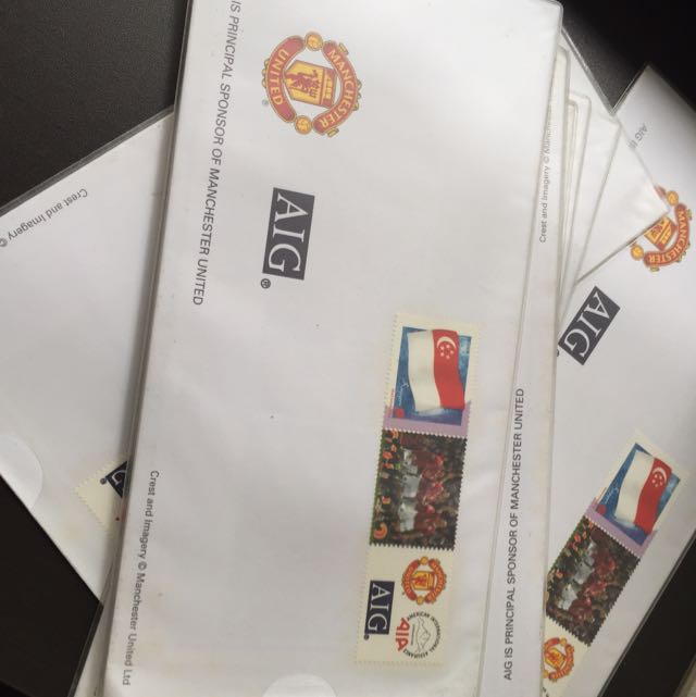 Manchester United Stamp for Collection, Sports Equipment, Sports ...