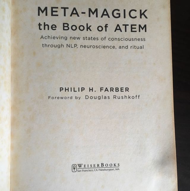 Meta-magick Book Of ATEM, Hobbies & Toys, Books & Magazines, Children's ...