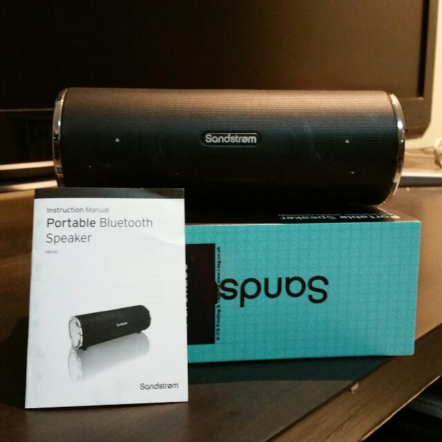Sandstrom Portable Bluetooth Speaker, Health & Nutrition, Health ...