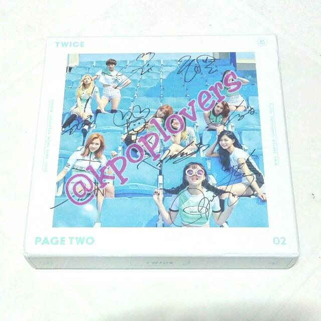 TWICE SIGNED Page Two Album - munimoro.gob.pe