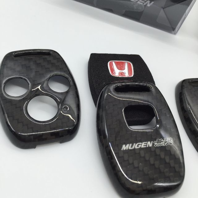Mugen Carbon Fiber key shell / Rear View Mirror Cover for Classic JDM ...