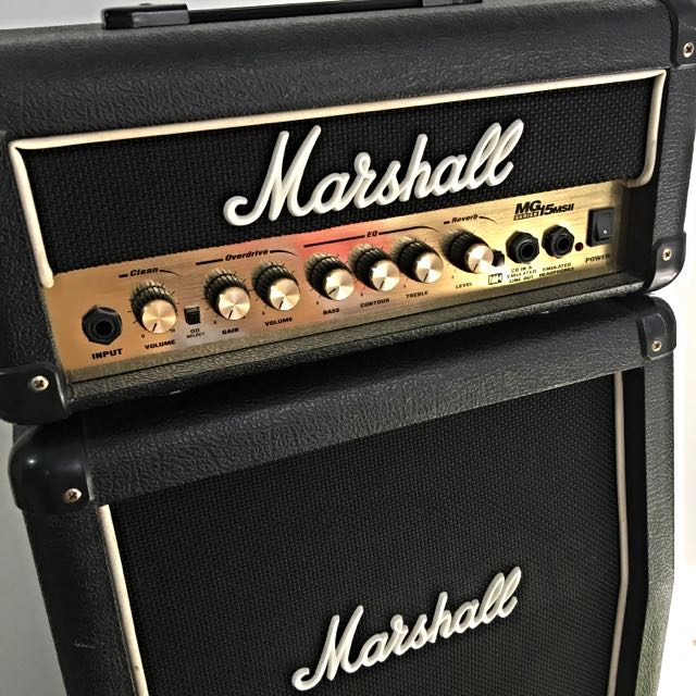 Marshall MG15MSII Micro Stack, Hobbies & Toys, Music & Media, Music ...