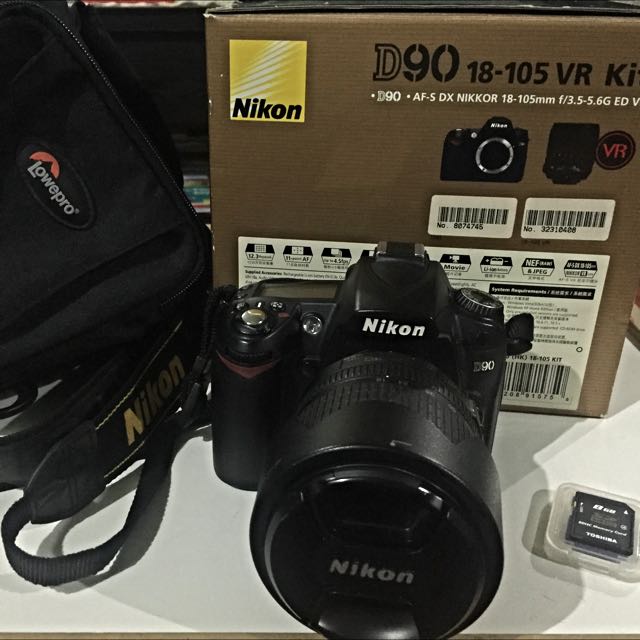 Nikon D90 Complete Set, Photography, Photography Accessories, Flashes ...
