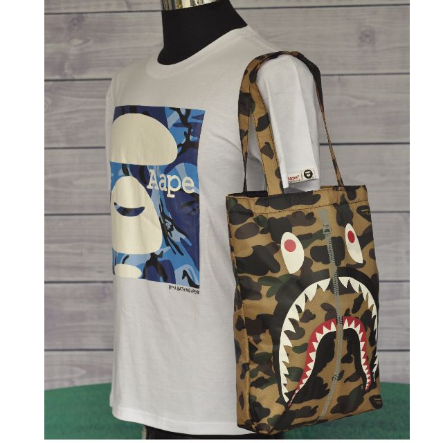 Bape Jaws Mouth Shoulder Tote Bag, Men's Fashion, Bags, Sling Bags on ...