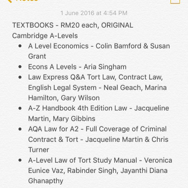 BAC Law Textbooks Original!!, Hobbies & Toys, Books & Magazines ...