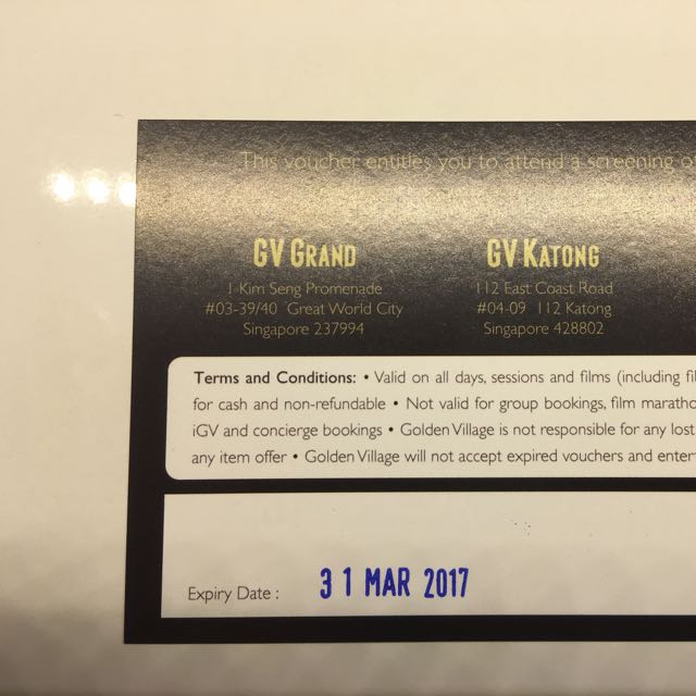 GV GOLD CLASS Tickets (pair), Tickets & Vouchers, Event Tickets on ...