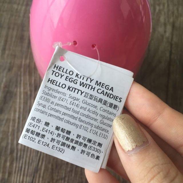 Hello Kitty Mega Toy Egg With Candies, Hobbies & Toys, Toys & Games on ...