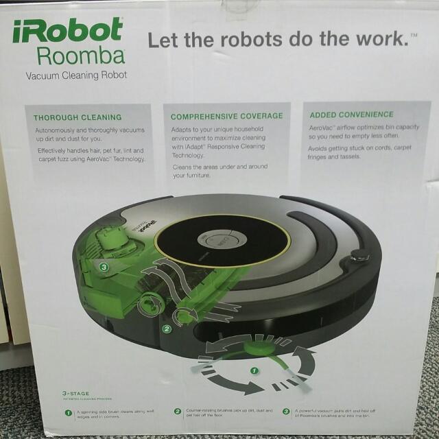 iRobot Roomba Vacuum Cleaning Robot 630, TV & Home Appliances, Vacuum ...