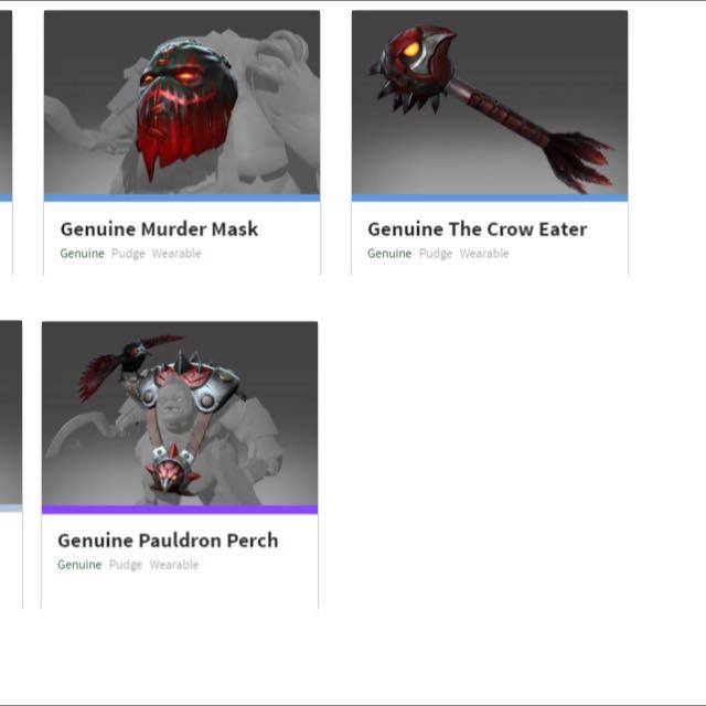 Pudge Murder Of Crow Set, Hobbies & Toys, Toys & Games on Carousell