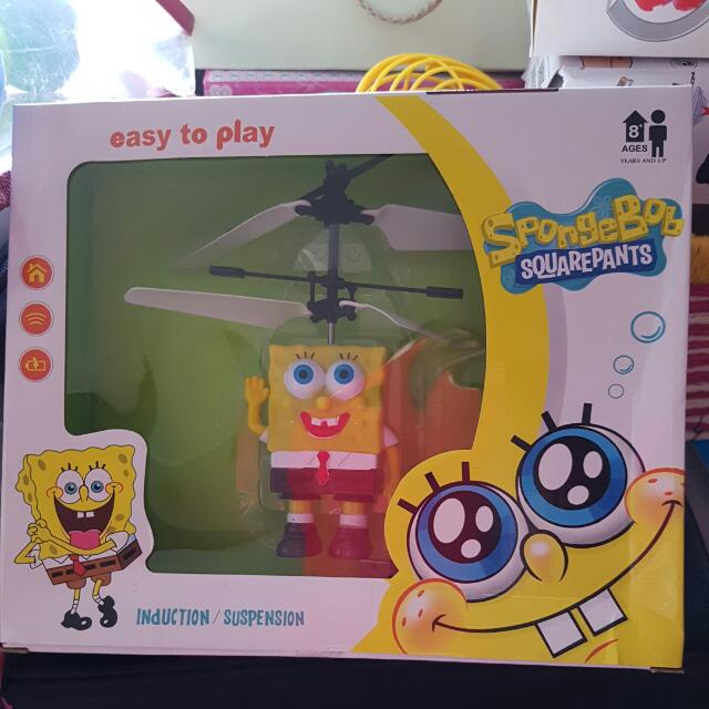SpongeBob Mini Helicopter, Hobbies & Toys, Toys & Games on Carousell