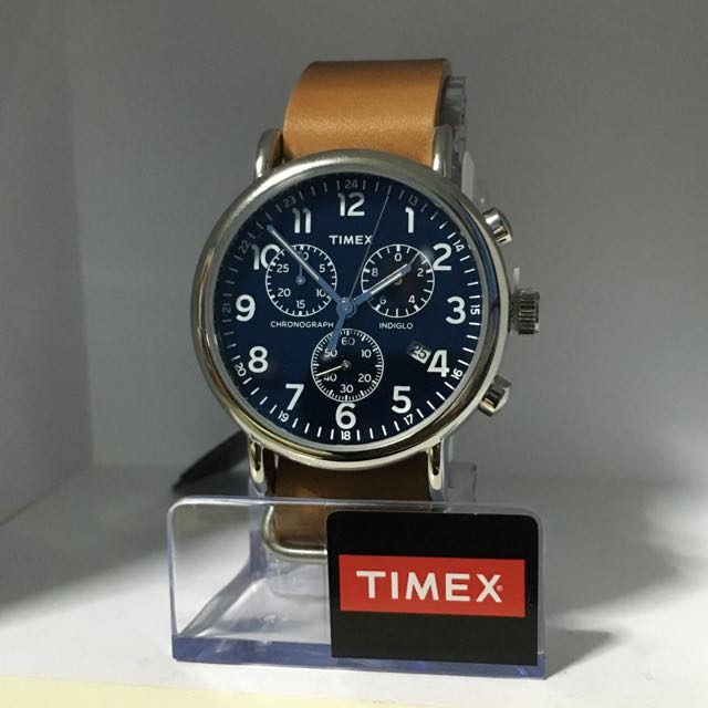 Timex Weekender Chronograph Blue Oversized Watch Unisex, Furniture ...