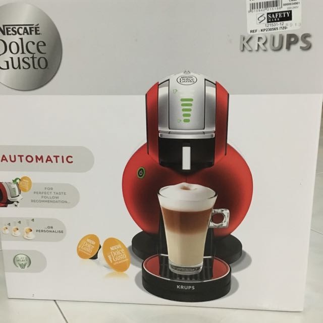 Krups Ndg Melody 3 Coffee Machine Kp230565 (Red), TV & Home Appliances ...