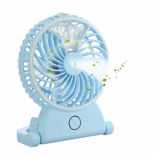 Table Fans Portable Desktop Humidifier Fan Handheld Fans Rechargeable ...